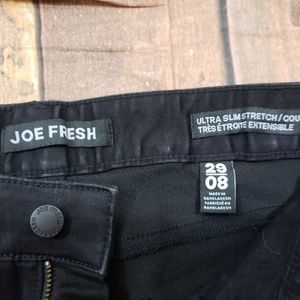 Joe Fresh | Jeans | Nwt Joe Fresh Black Ultra Slim Cut Denim Size 29 ...